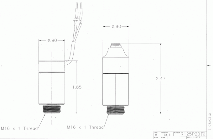 MAX250E R125P03-002 Electrochemical Dissolved Oxygen Sensor For ...