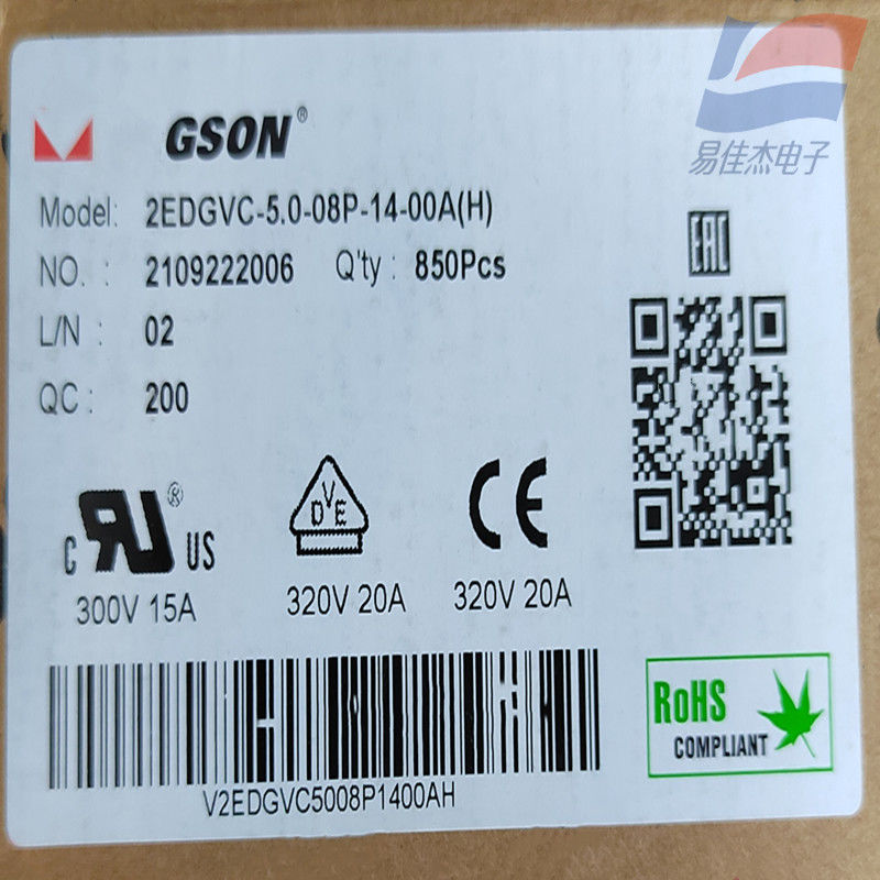 Universal Plug Connector 2EDGK-5.0-08P-14-00A (H) Pluggable Terminal Block